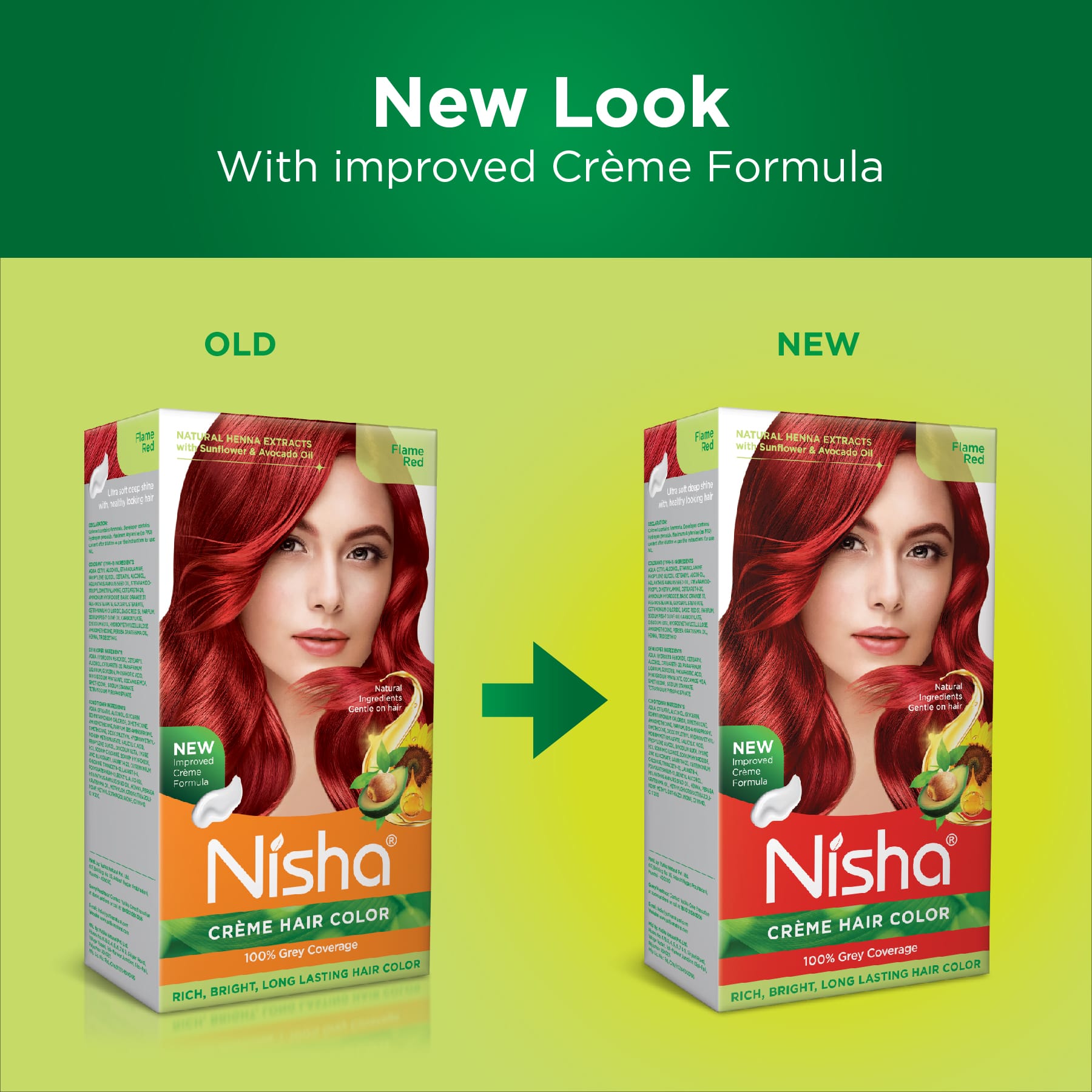 Nisha Crème Hair Color | Flame Red