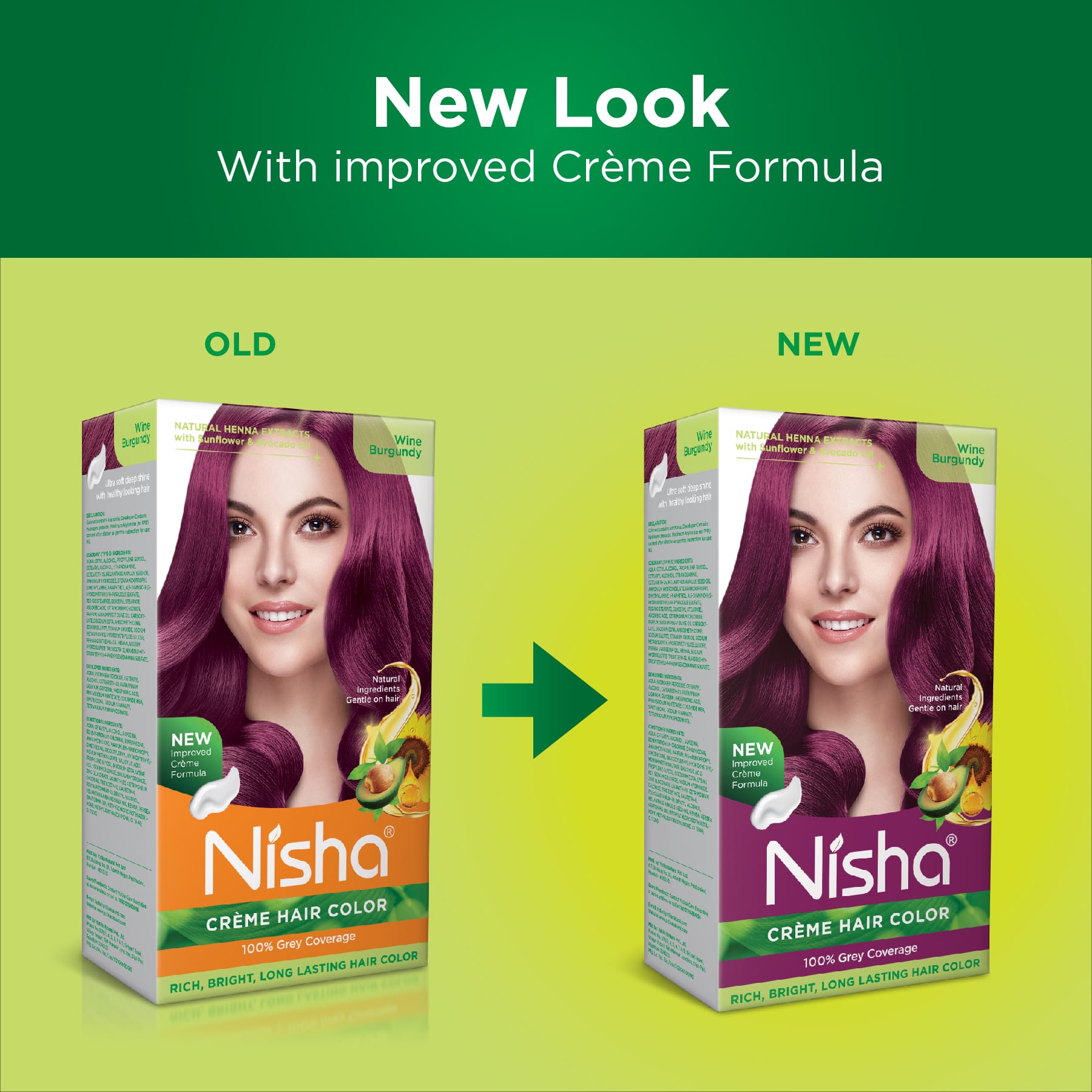 Nisha Crème Hair Color | Wine Burgundy