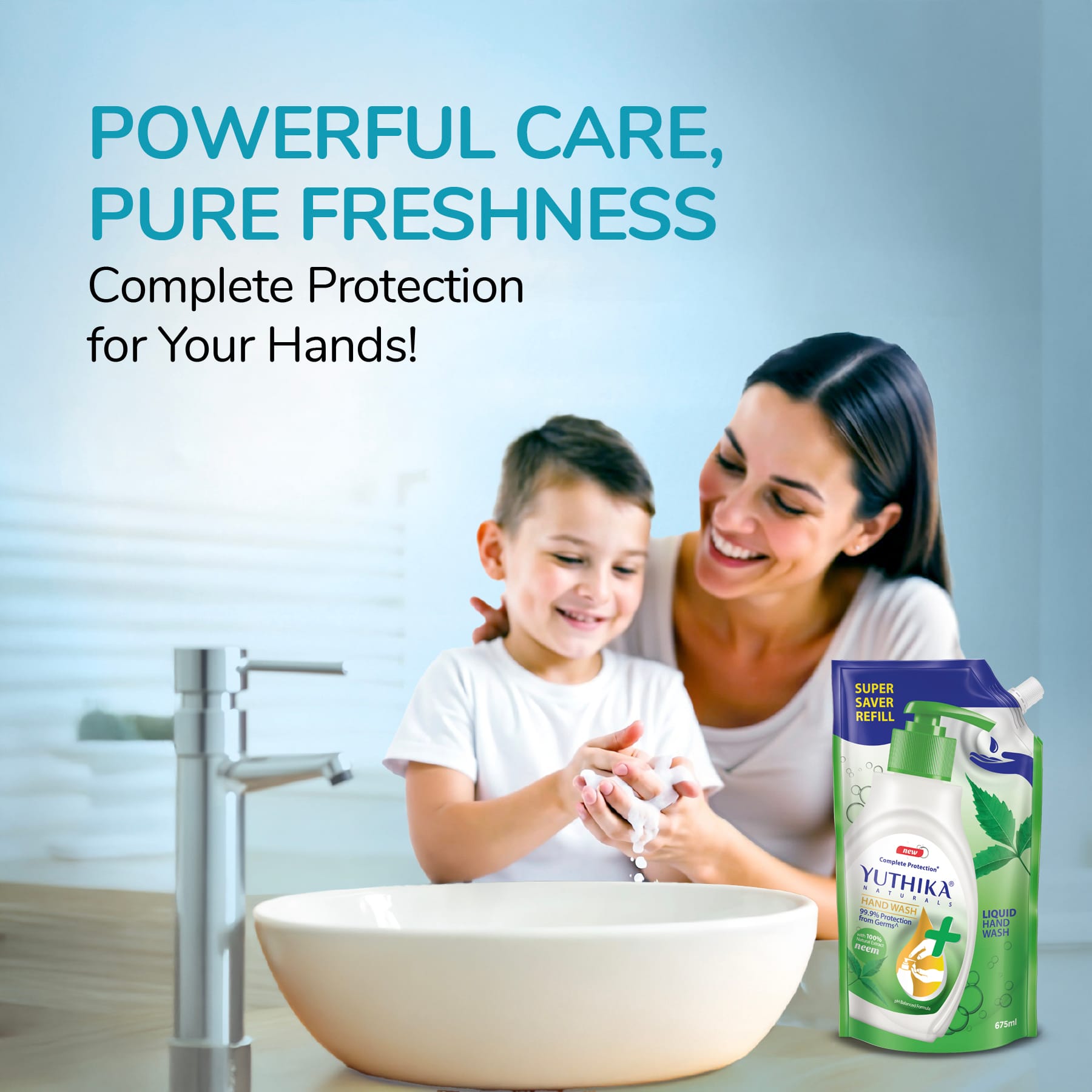 Yuthika Naturals Complete Protection Hand Wash Neem 675ml